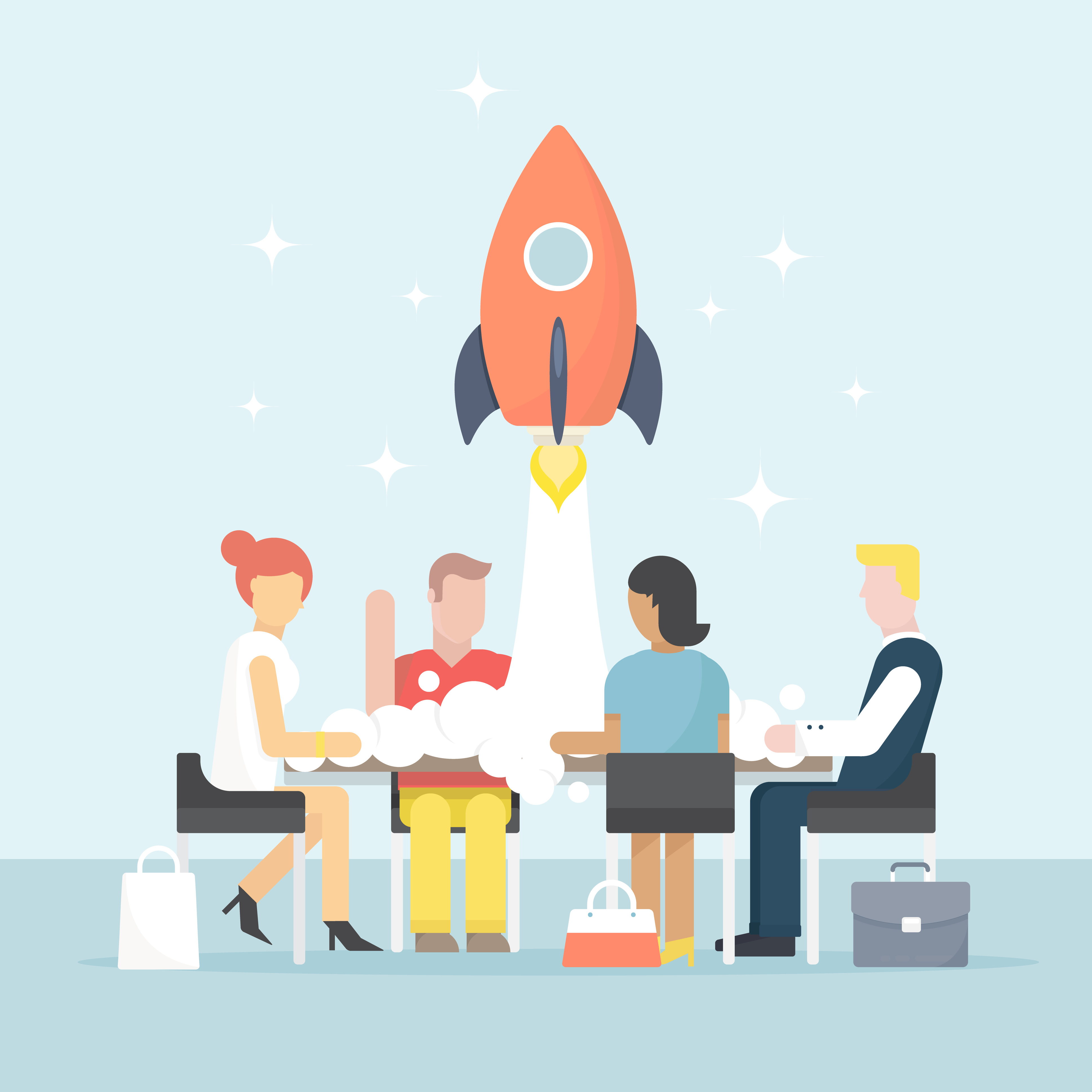 Vector illustration concept for new business project startup. - RiskInsight